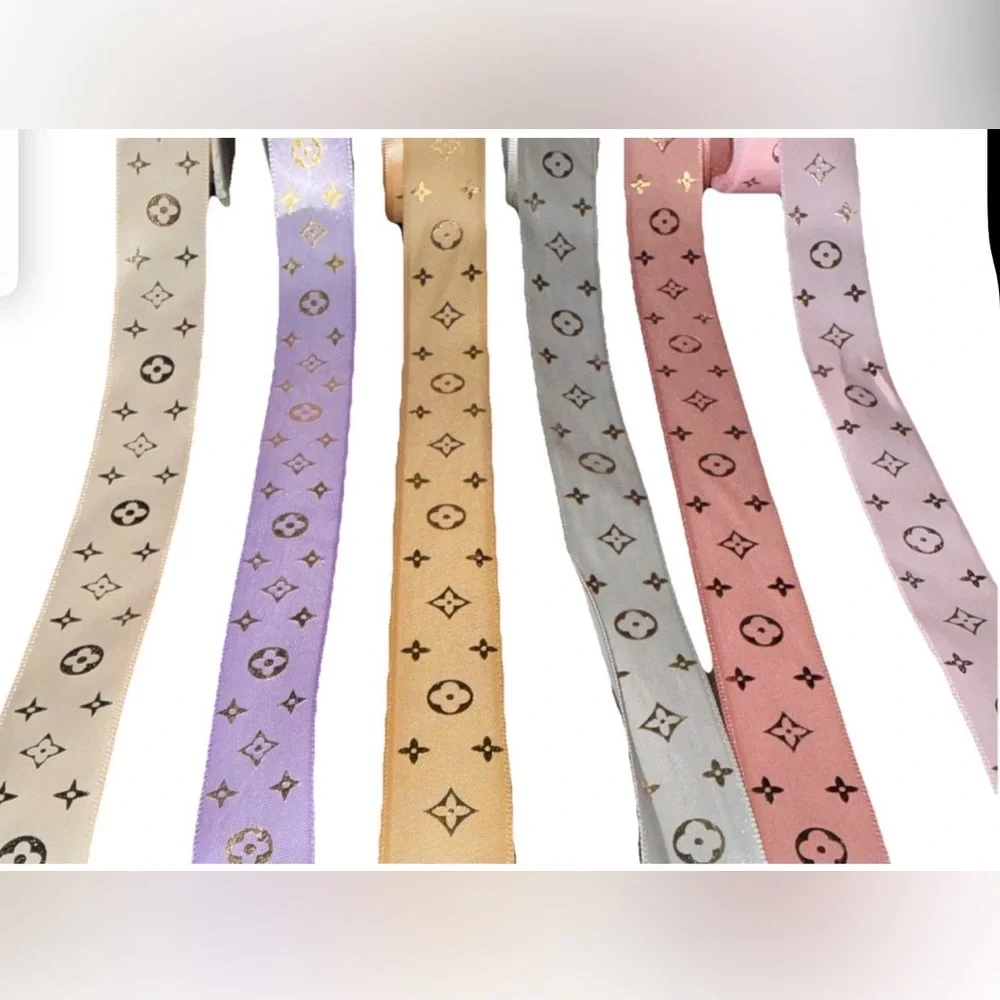Party Supplies | Designer Style Ribbon Set 18 Yards Total 1 Inch Wide 6 ...